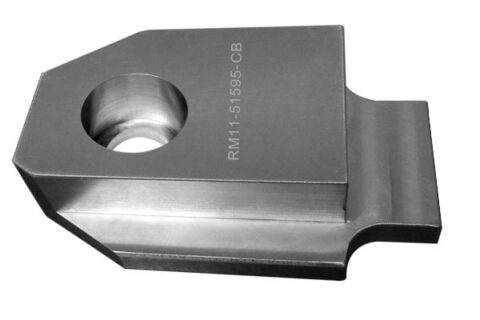 RM11-51595-CB - Plate, Baffle lock (R1) - ROMCO Manufacturing